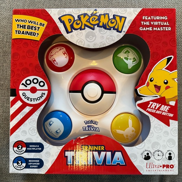 Video Games & Consoles | Pokmon Trainer Trivia Game Red Green Blue ...